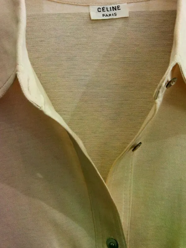 Celine 1970s Embroidered Wool Jersey - Neutrals