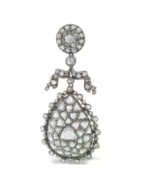 Fred Leighton Diamond Teardrop Earrings