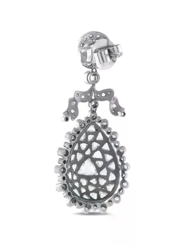 Fred Leighton Diamond Teardrop Earrings