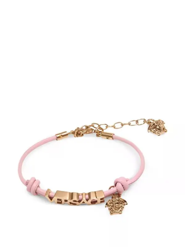 Versace Leather Bracelet - Gold