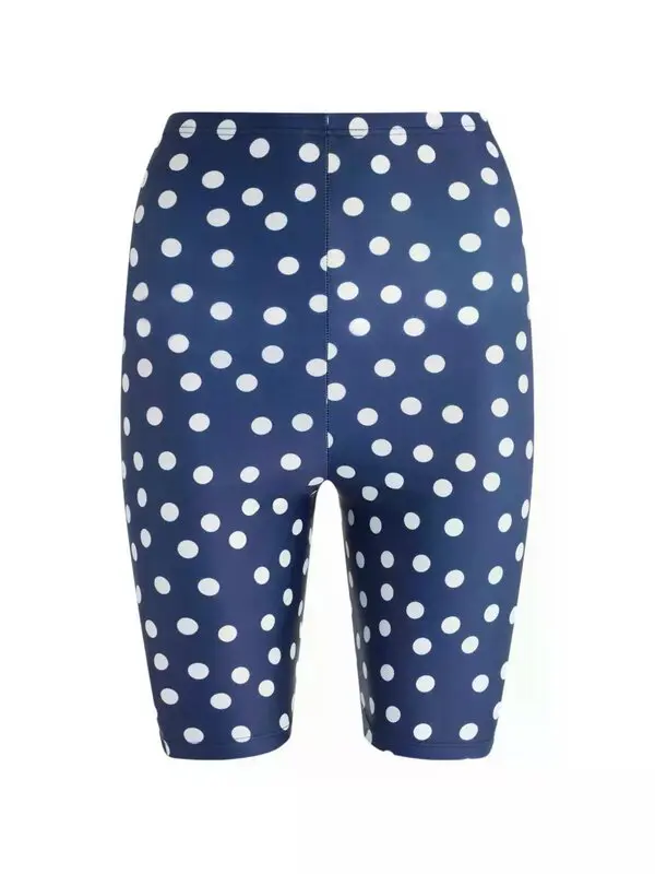 JEAN PAUL GAULTIER Polka Dot Print Shorts - Blue