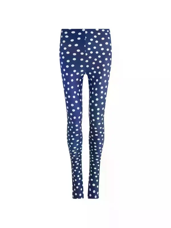 JEAN PAUL GAULTIER Polka Dot Leggings - Blue