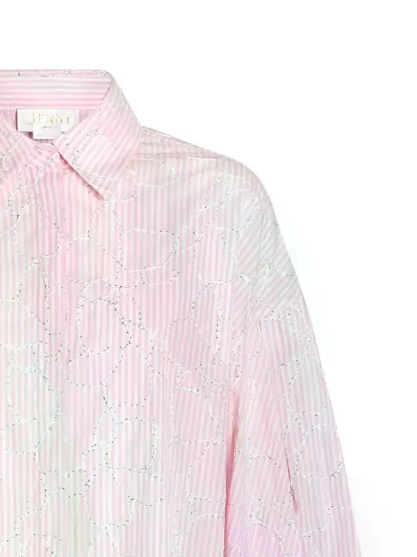 GENNY Striped Long-sleeve Shirt