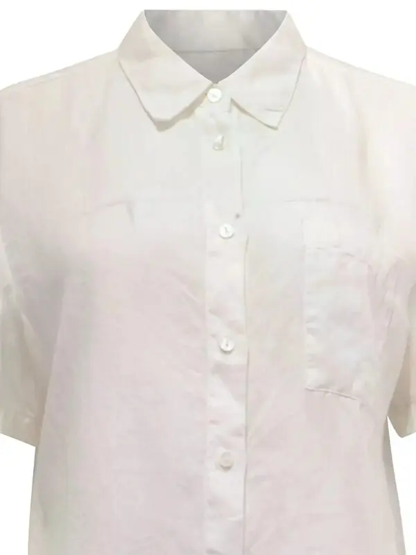 Theory Short-sleeve Linen Shirt