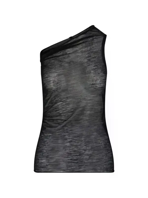 Rick Owens Athenas One-shoulder Top - Black