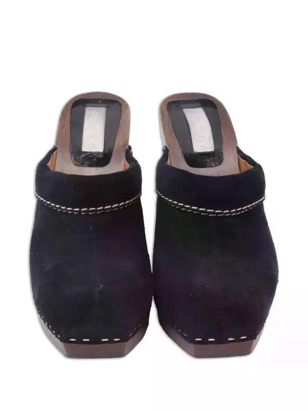 See By Chloé Platform Block Heel Mules
