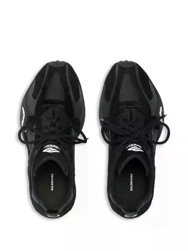 Balenciaga Monday Ultra Panelled Sneakers - Black