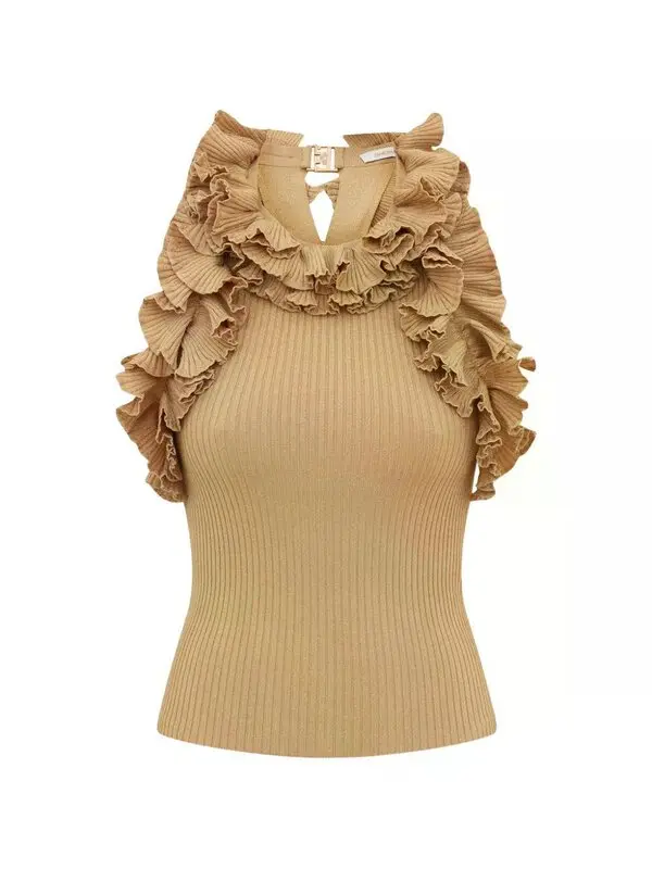 Zimmermann Luna Ruffled-detail Top