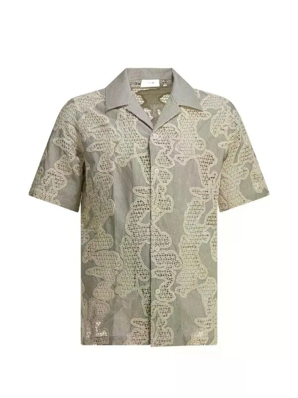 Nn07 Julio Cotton Shirt - Grey