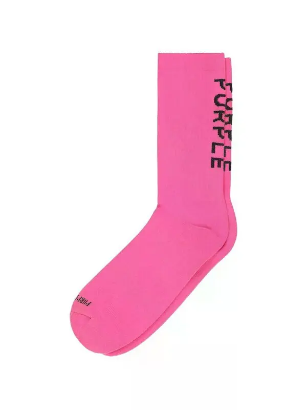 PURPLE BRAND Core Crew Socks - Pink