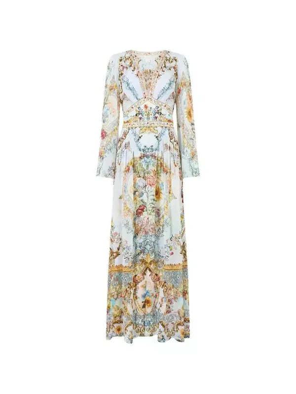 Camilla Seville V-neck Floral Print Dress