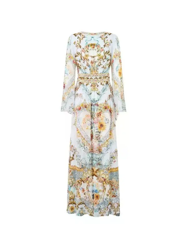 Camilla Seville V-neck Floral Print Dress