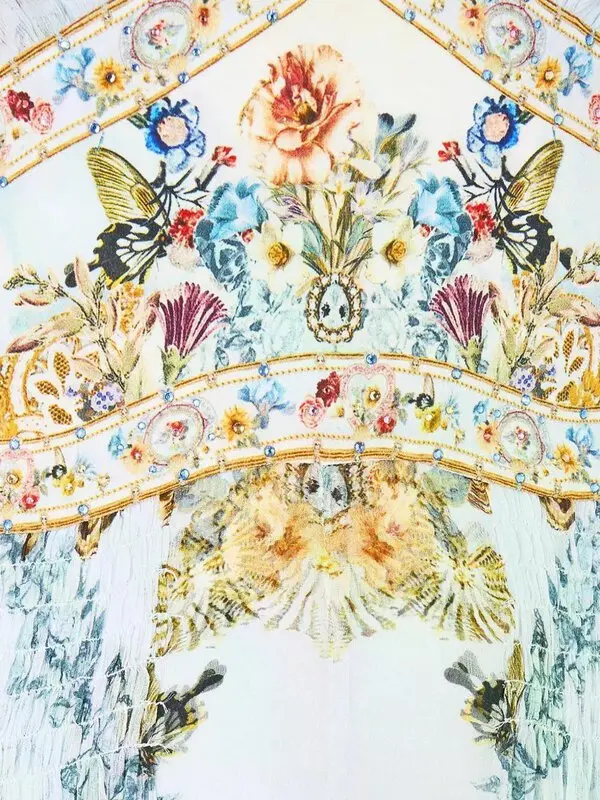 Camilla Seville V-neck Floral Print Dress