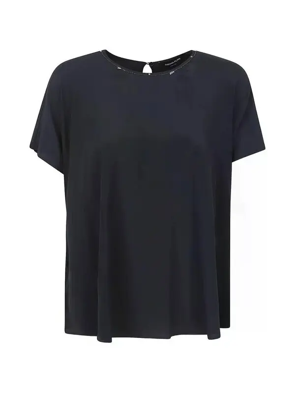 Fabiana Filippi Embellishment Blouse - Blue
