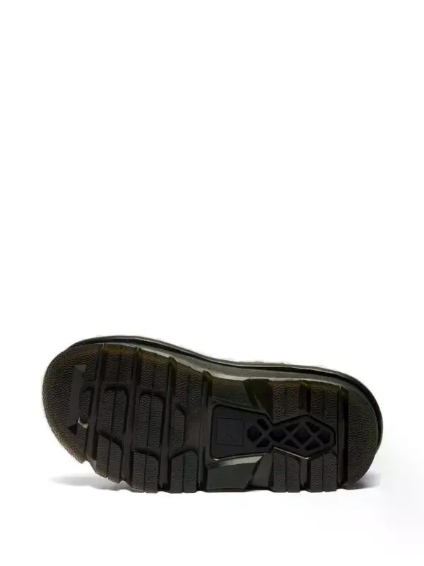 Dr. Martens Zebzag Buckle Leather Sandals - Brown