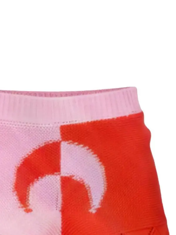 MARINE SERRE Moon Crochet-knit Shorts