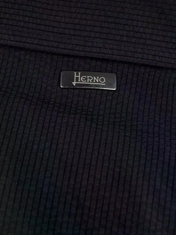 Herno Point Collar Pocket Shirt - Blue