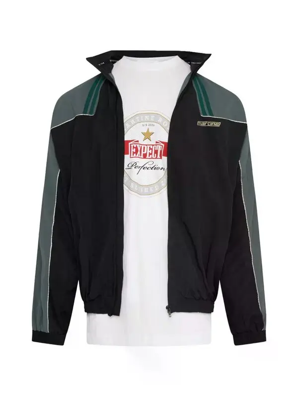 Martine Rose Embroidered Color-block Jacket - Black