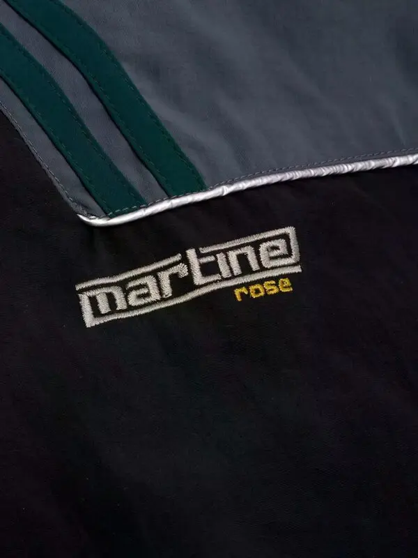 Martine Rose Embroidered Color-block Jacket - Black