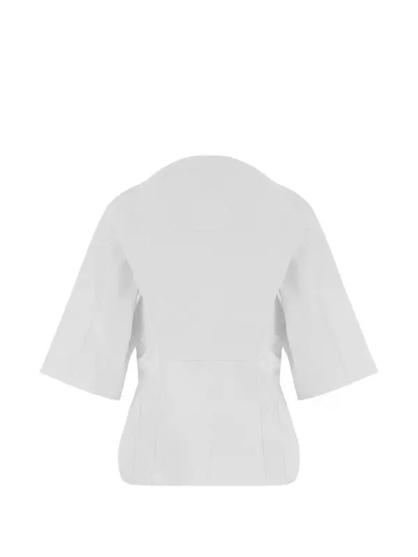 Jacquemus Fitted Boat Neck Shirt - White