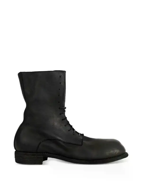 Guidi Big Daddy Leather Ankle Boots