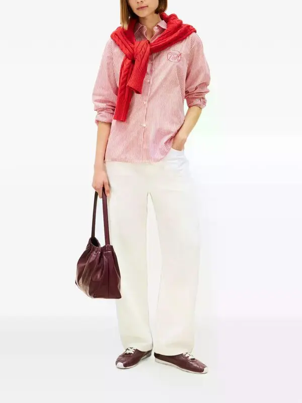 Tommy Hilfiger Striped Embroidered Shirt