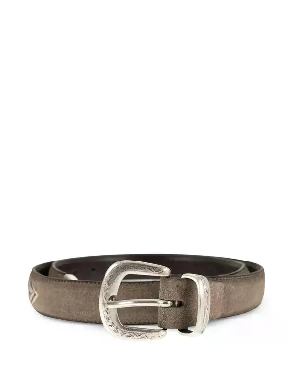 ALBERTO LUTI Buckle Belt - Grey
