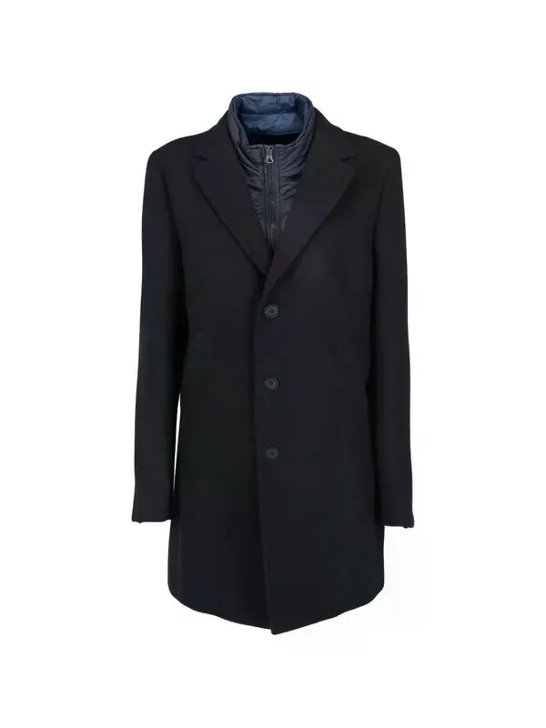 Vintage Layered Coat - Blue