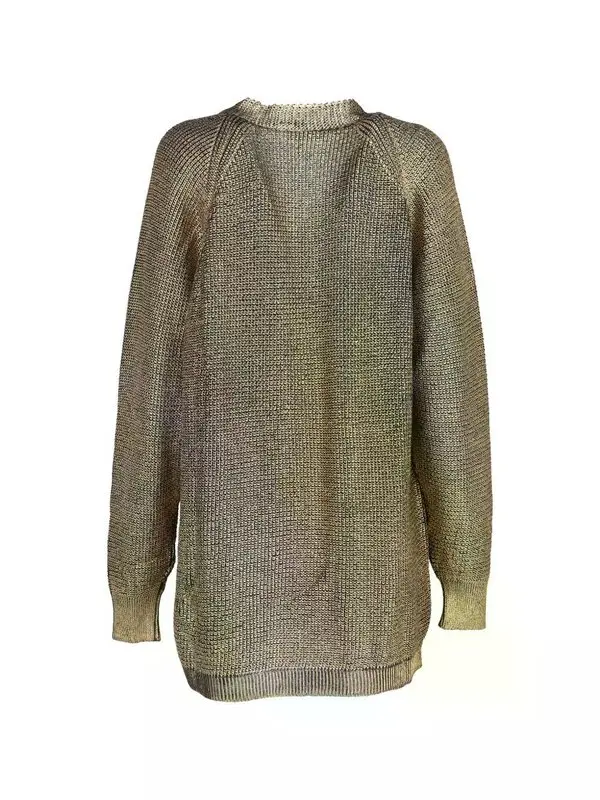 Gianfranco Ferre Metallic Jumper - Gold