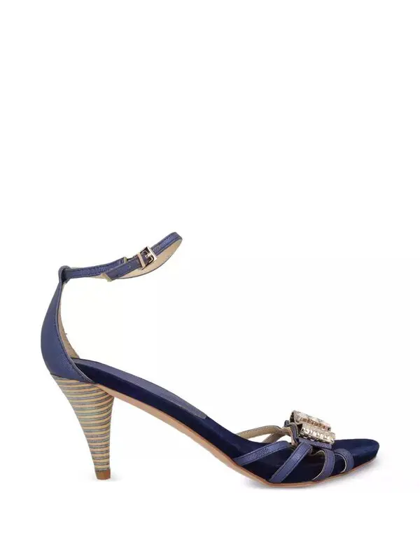 Vintage 80mm Embellished Sandals