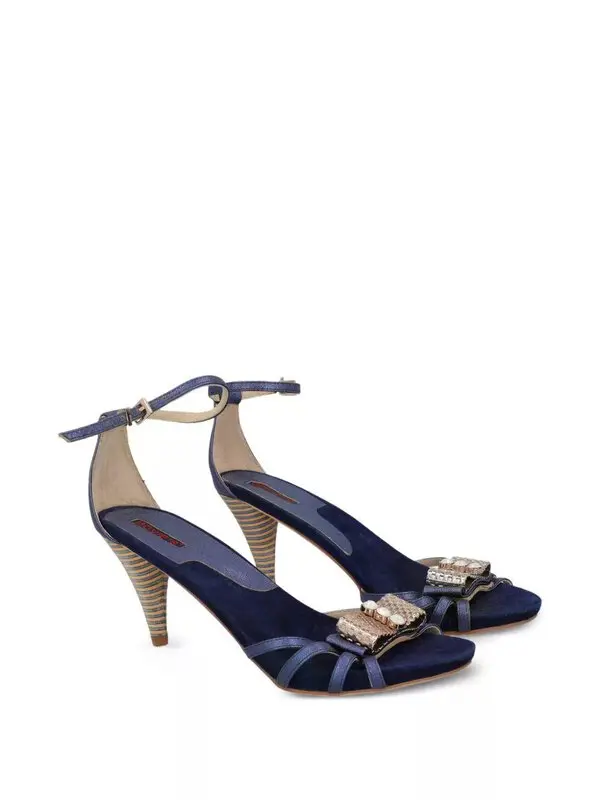 Vintage 80mm Embellished Sandals