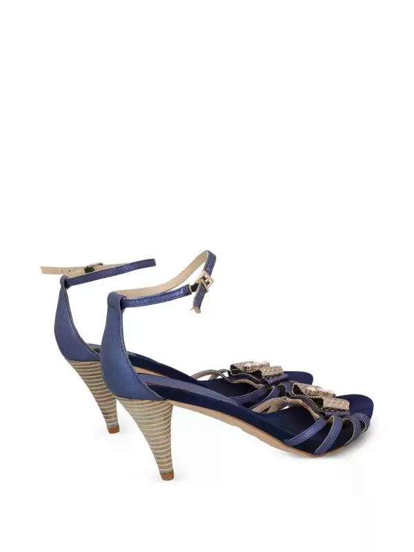 Vintage 80mm Embellished Sandals