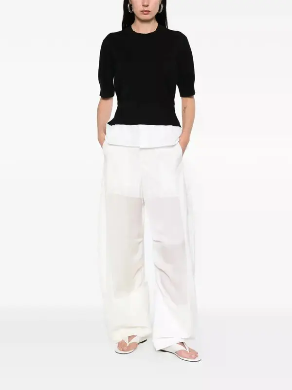Sacai Belted Trousers