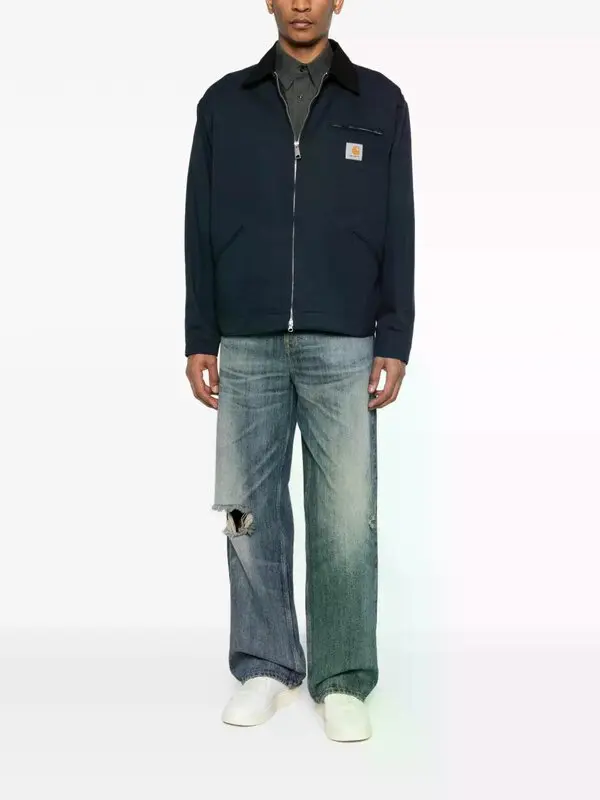 Carhartt Work In Progress Og Detroit Zip Jacket - Blue