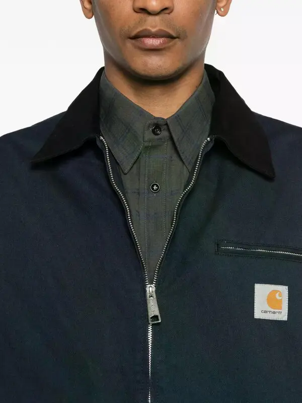 Carhartt Work In Progress Og Detroit Zip Jacket - Blue