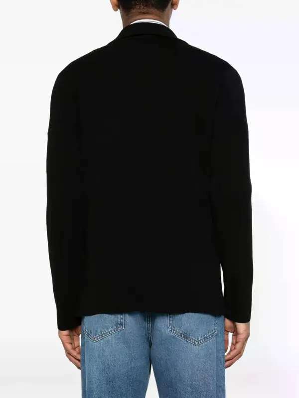 ROBERTO COLLINA Buttoned Cardigan - Black