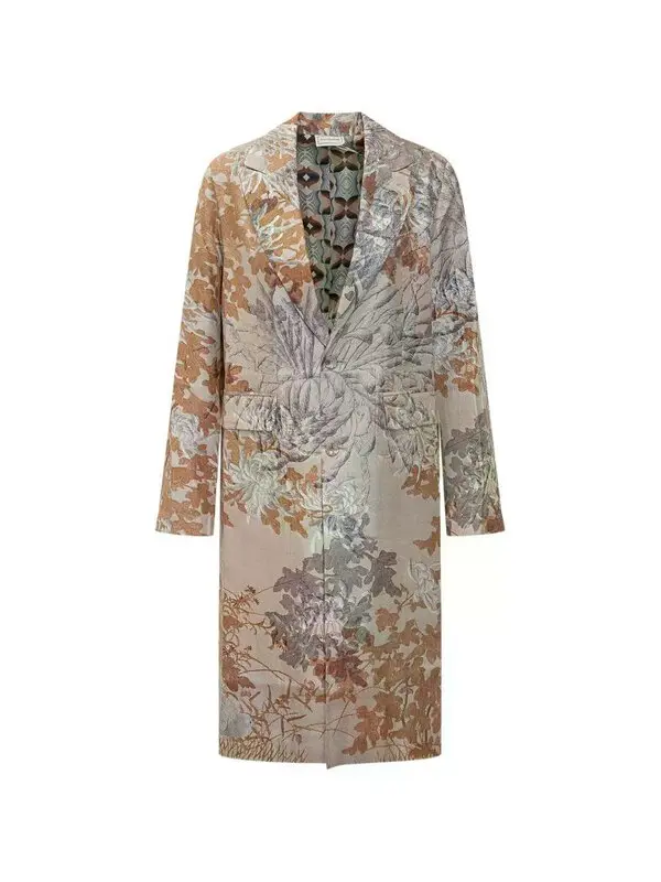 PIERRE-LOUIS MASCIA Cialda Fantasia Floral Coat