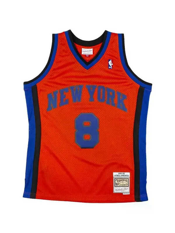 Mitchell & Ness X Nba Latrell Sprewell Reload Swingman Top - Orange