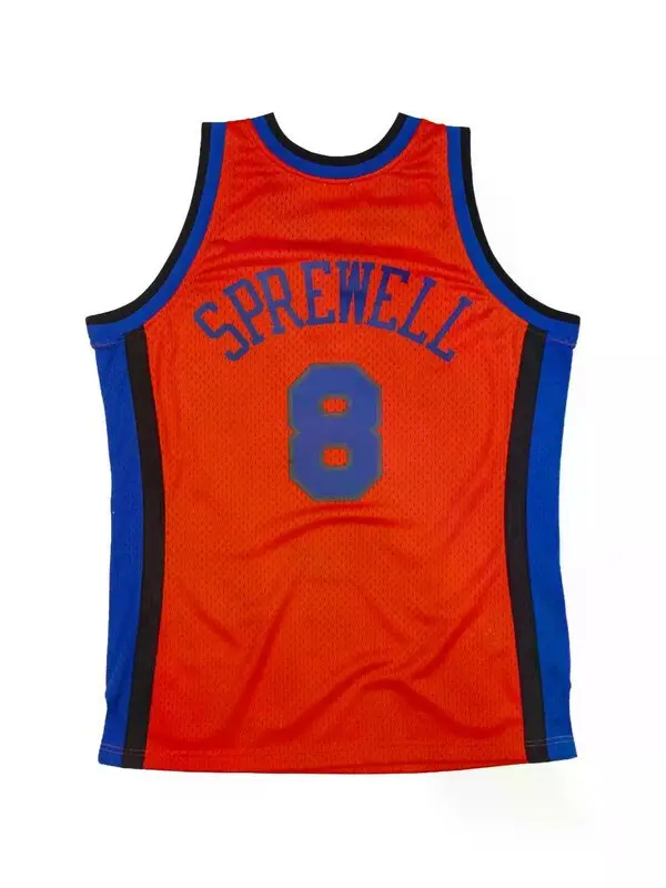 Mitchell & Ness X Nba Latrell Sprewell Reload Swingman Top - Orange