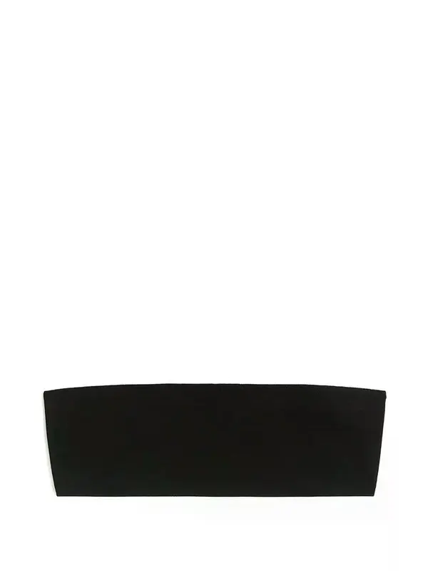Max Mara Fabric Stitch Bandeau Bra - Black