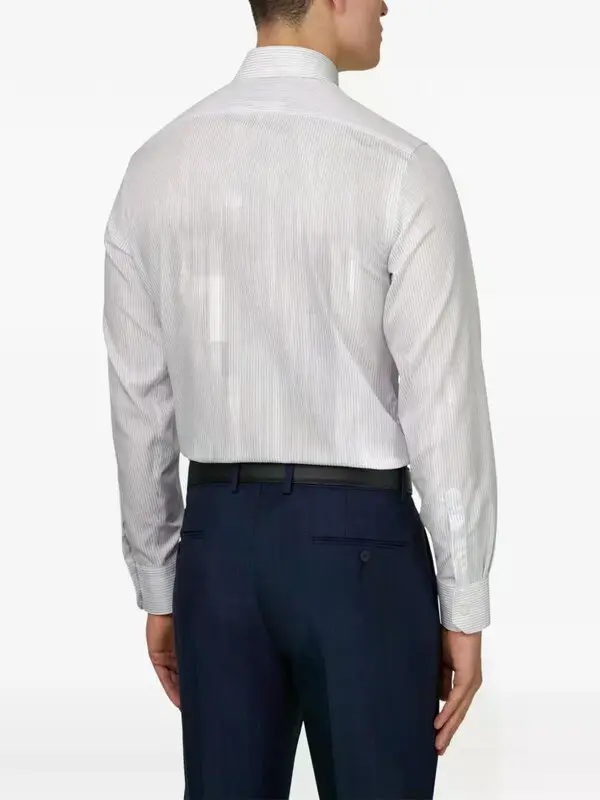 Boggi Milano Striped Shirt - White