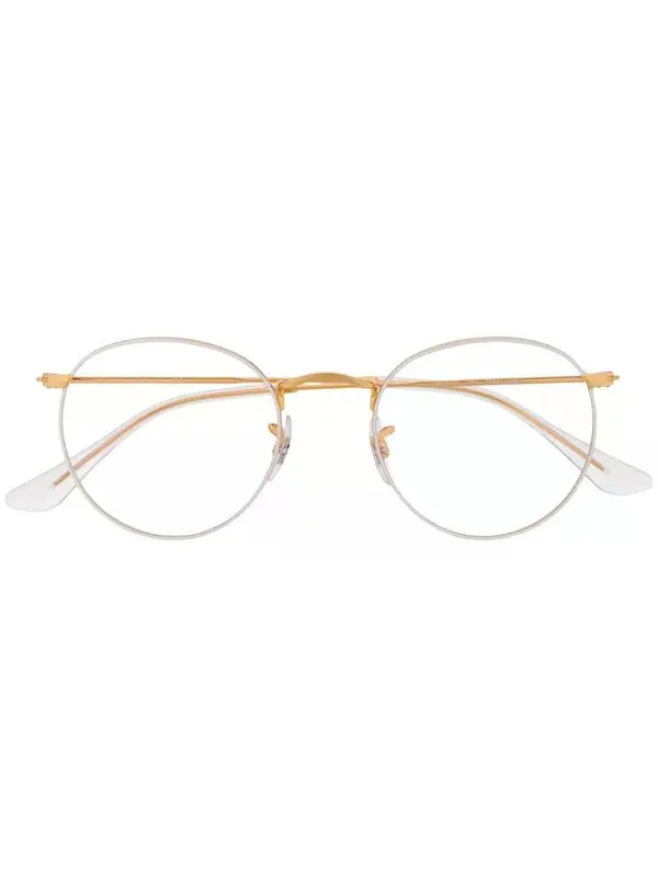 Ray-ban Round Optical Glasses - Gold