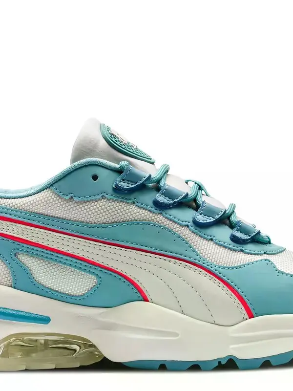 PUMA Lace-up Panelled Sneakers - Blue