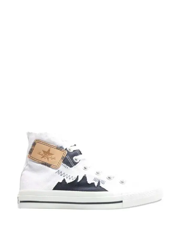 CONVERSE All Star Chuck Taylor Denim-stitch Sneakers - White