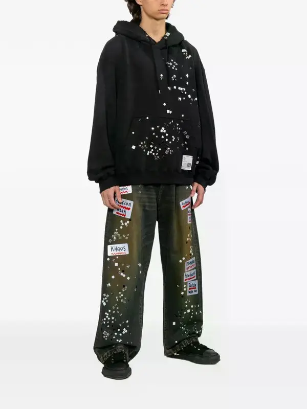 Mihara Yasuhiro Stud-embellished Hoodie