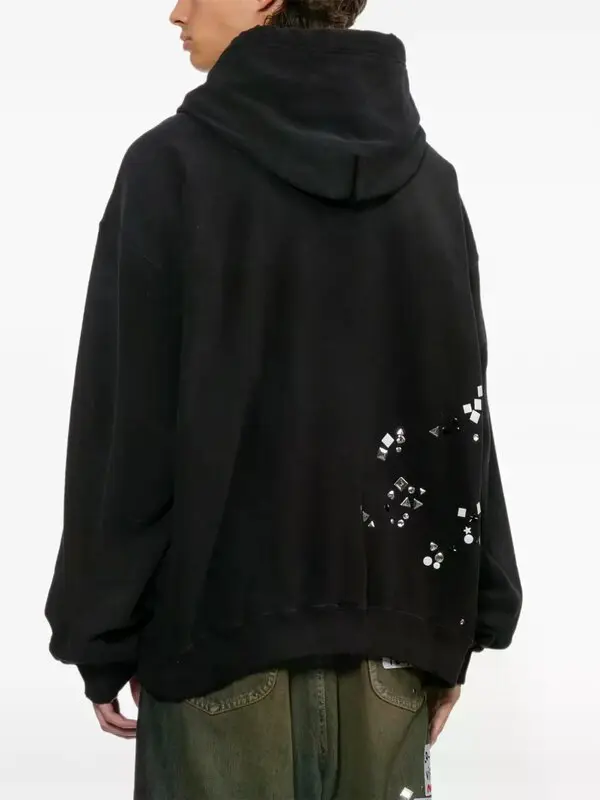 Mihara Yasuhiro Stud-embellished Hoodie