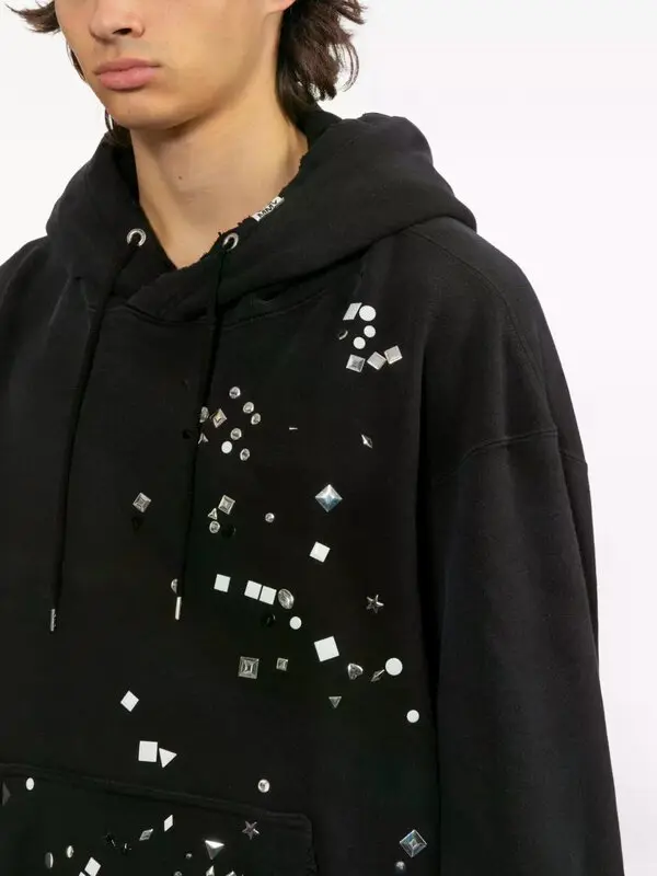 Mihara Yasuhiro Stud-embellished Hoodie
