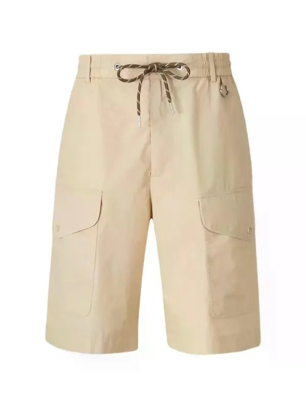 Moncler Cargo Drawstring Shorts - Neutrals