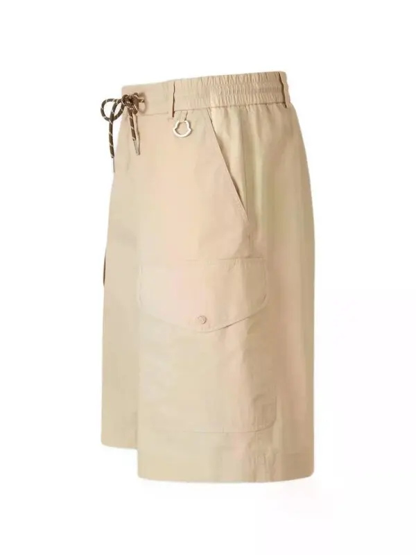 Moncler Cargo Drawstring Shorts - Neutrals