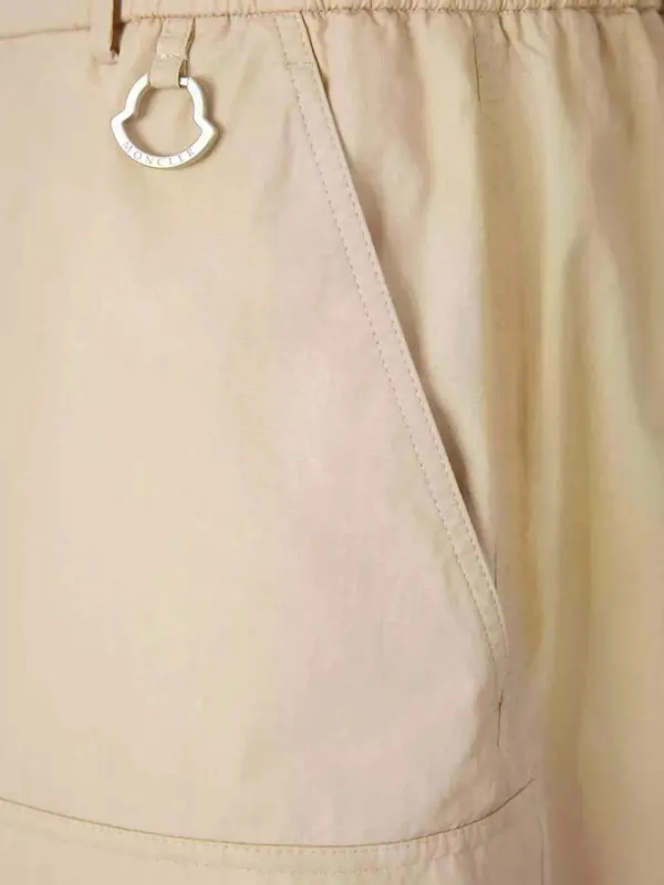 Moncler Cargo Drawstring Shorts - Neutrals